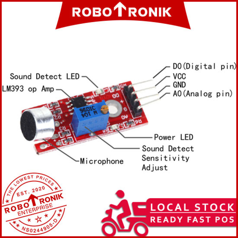 Microphone Sound Detection Sensor Module