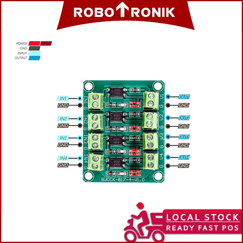 817 Optocoupler Isolation Board 2 4 8 Channel (Two Four Eight Way ...