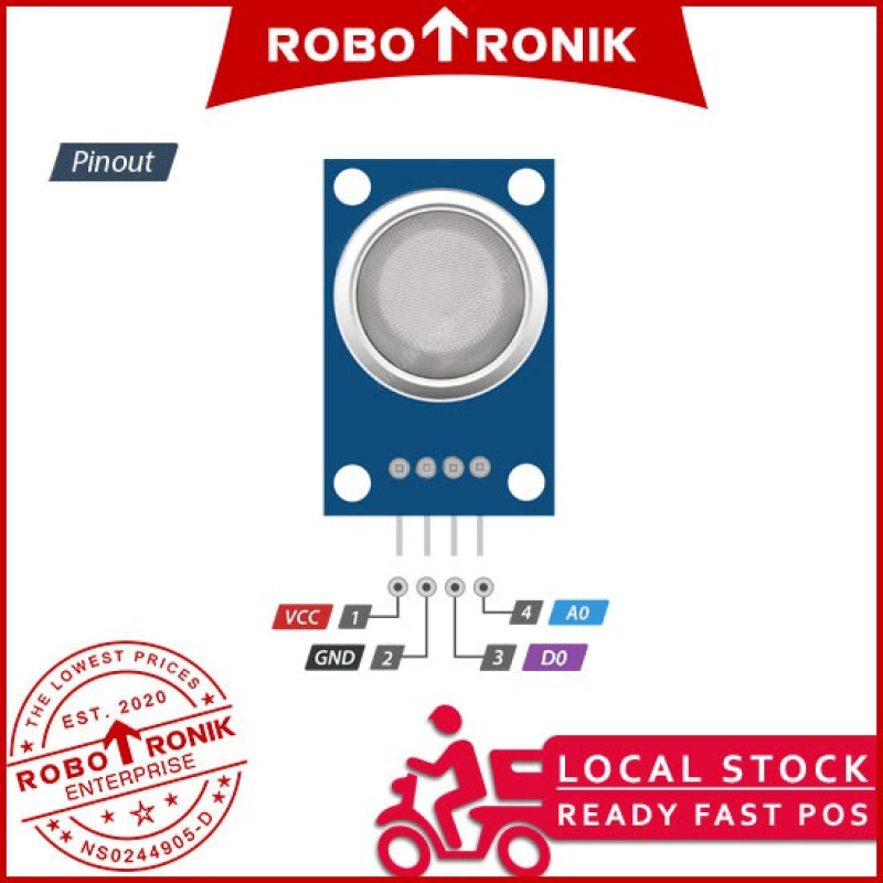 Gas Sensor Module - MQ2 MQ3 MQ4 MQ5 MQ5 MQ6 MQ7 MQ8 MQ9 MQ135 MQ 2 3 4 5 6 7 8 9 135 - Arduino ...